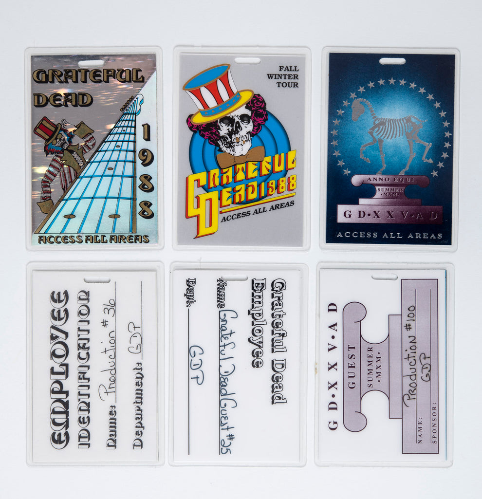 Robbie Taylor 1988 & Summer 1990 Backstage Laminates – Rock Out Books